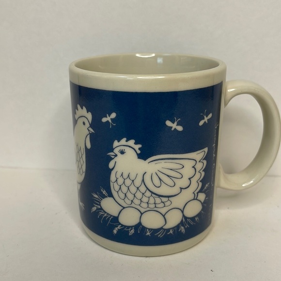 Vintage | Dining | Vintage Mug Farmhouse Country Hen Chicken | Poshmark